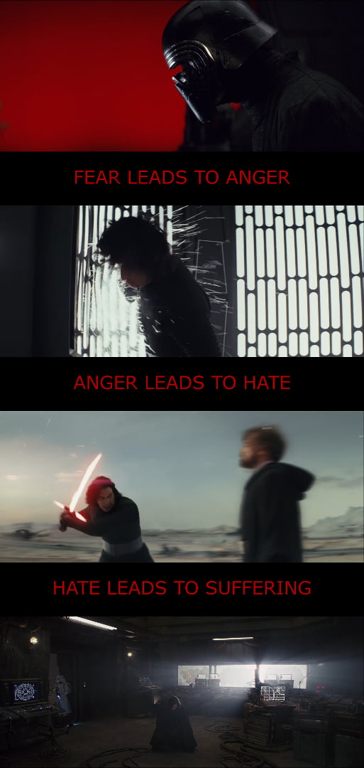 Fear, anger, hate, suffering - 9GAG