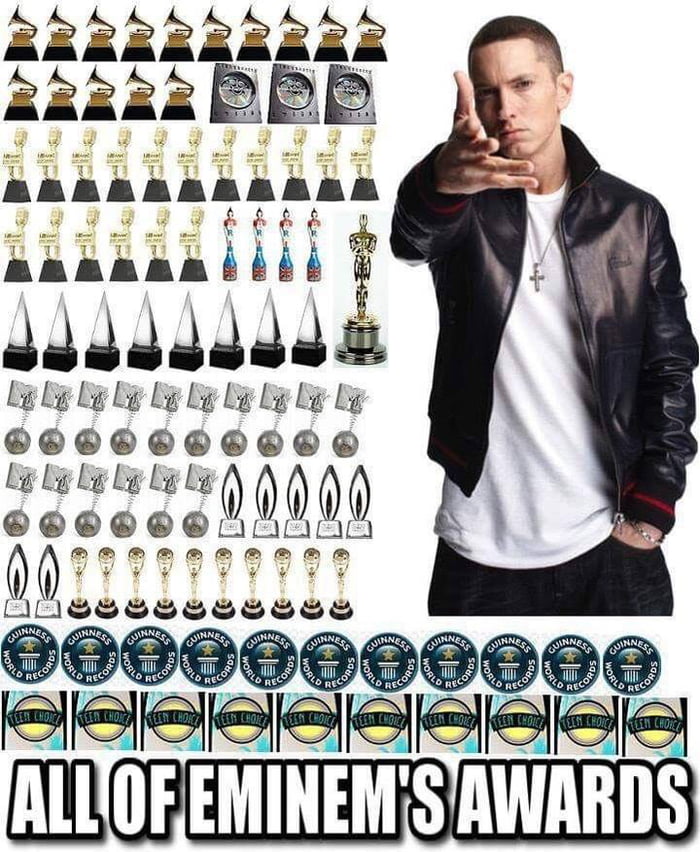 All of Eminem’s Awards - 9GAG