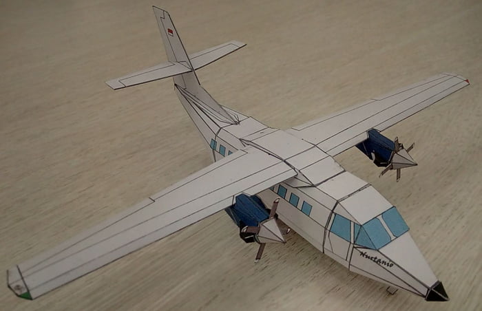 About last year i made a papercraft design of Indonesian newest plane ...