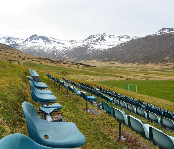 Soccer “stadium” in Siglufjordur, Iceland - 9GAG