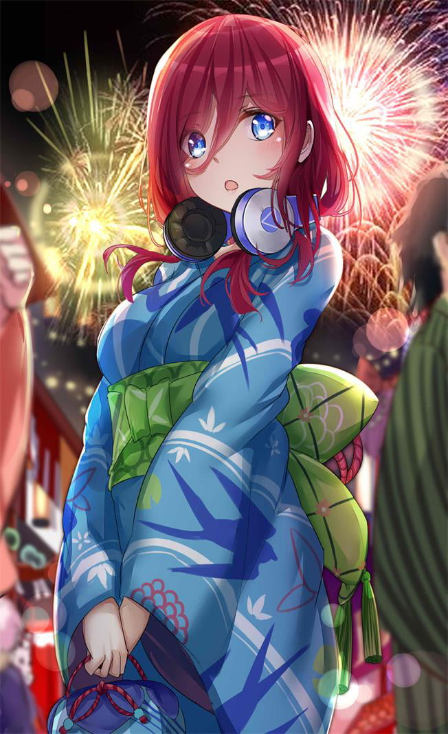 Miku with fireworks - 9GAG