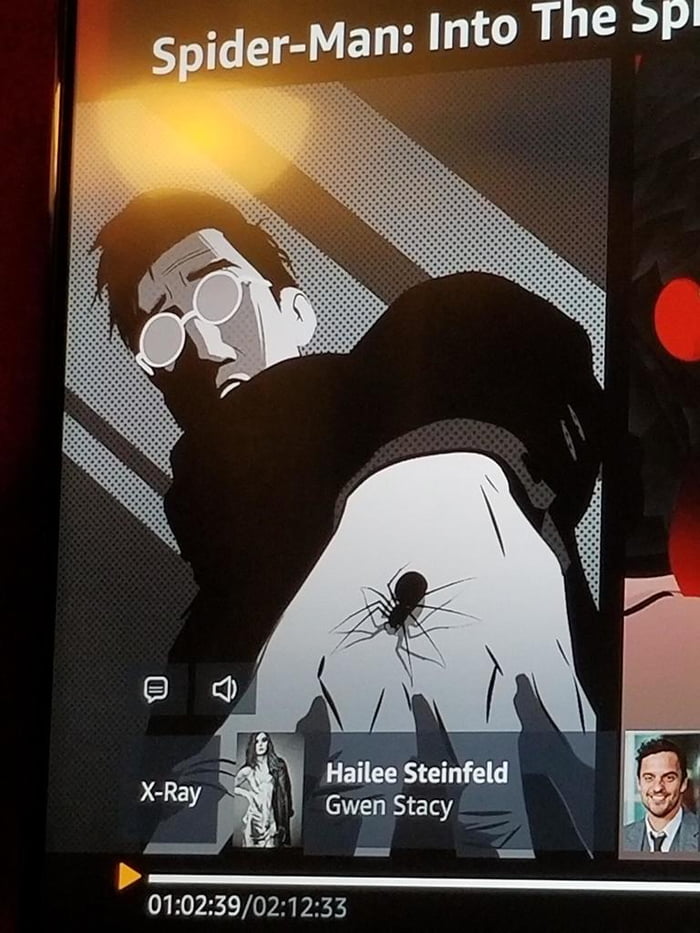 You can see Spiderman Noir's face for just a second in the movie! Spider-Man: Into The Spider ...