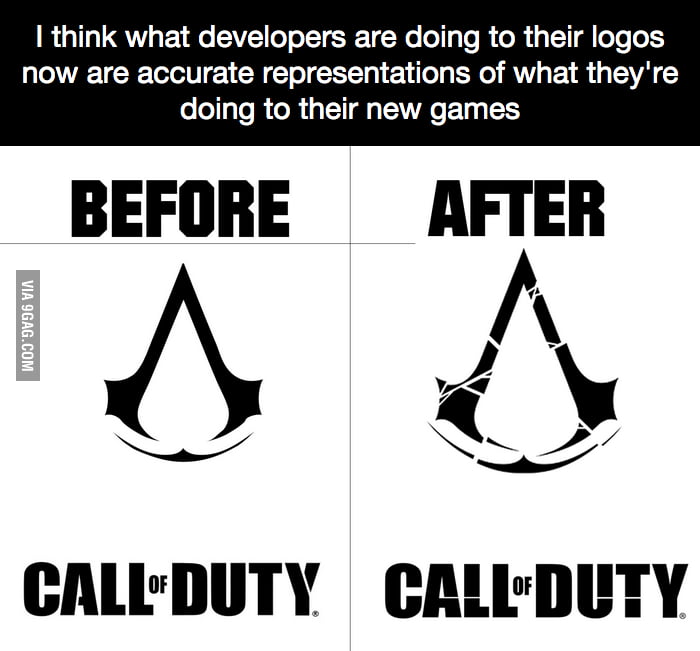Call of Duty changing their logo - 9GAG