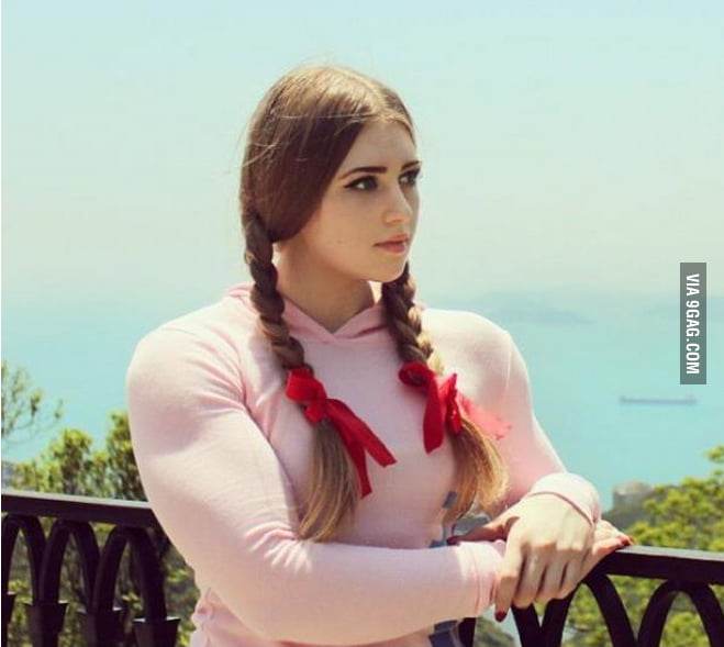 The Muscle Barbie, Julia Vins. Would you tap that...or tap out? - 9GAG