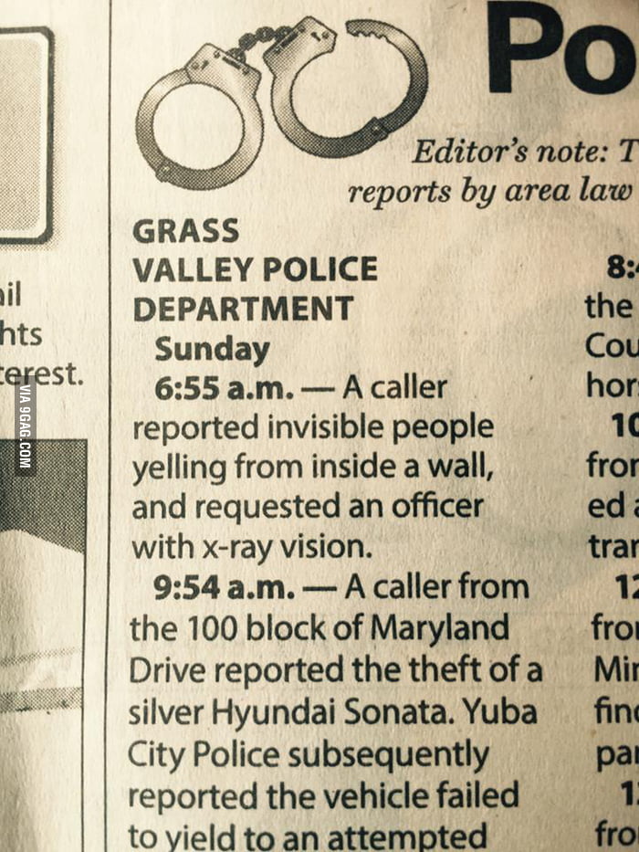 That'd be some mighty fine police work, Lou. - 9GAG