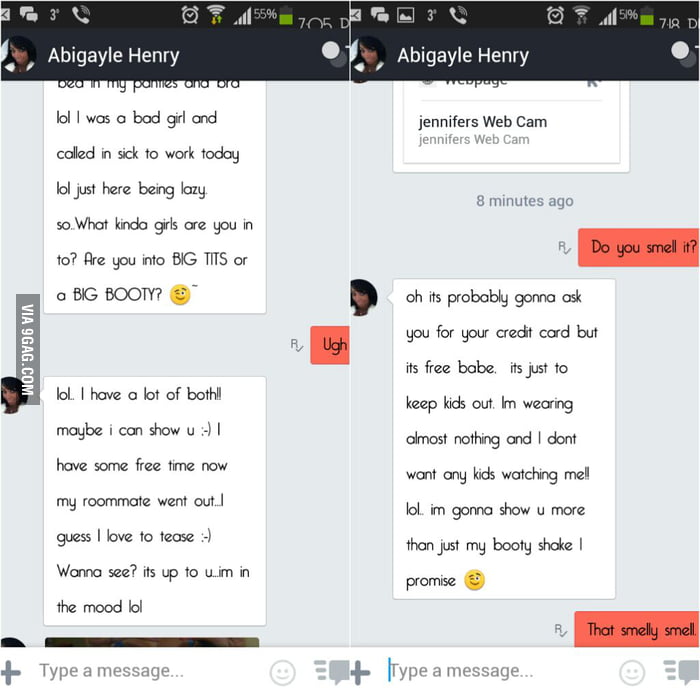 These scams are getting dumber and stinkier - 9GAG