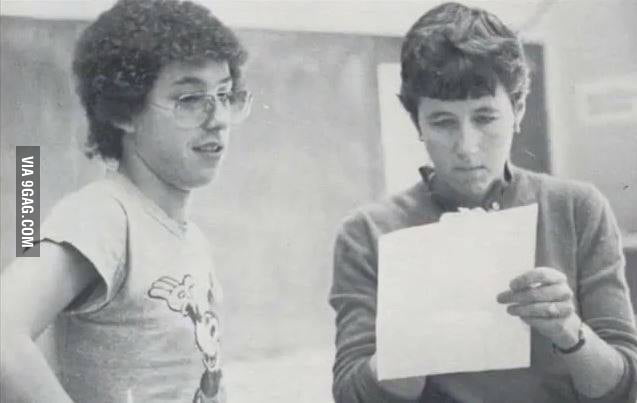 Adam Sandler in high school - 9GAG