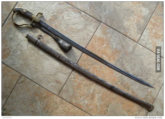To the guys with the swords , a Bulgarian officer sabre - 9GAG