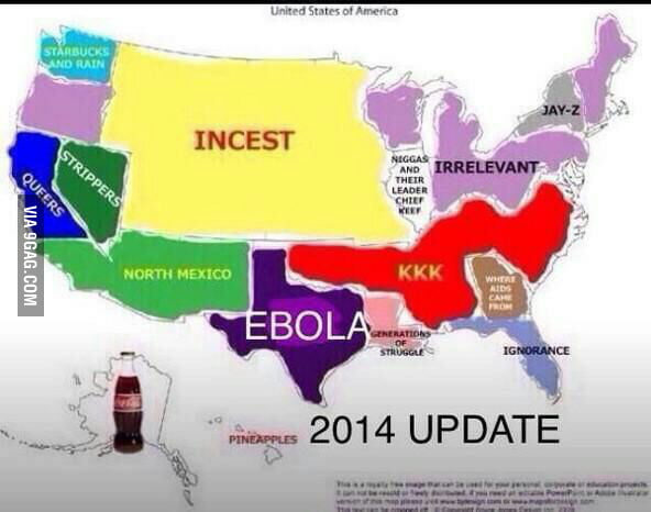 America map - 9GAG