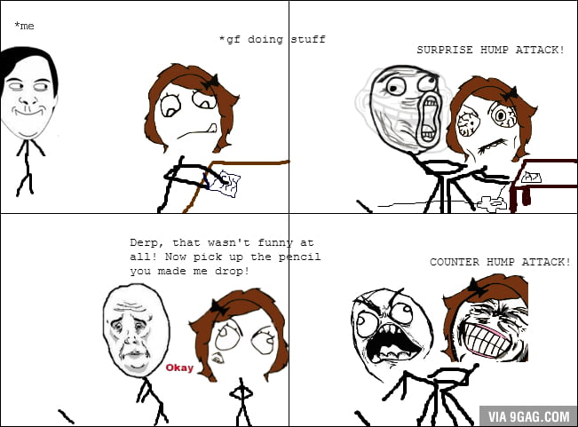 Saw a gf hump post, decided to try it out. - 9GAG