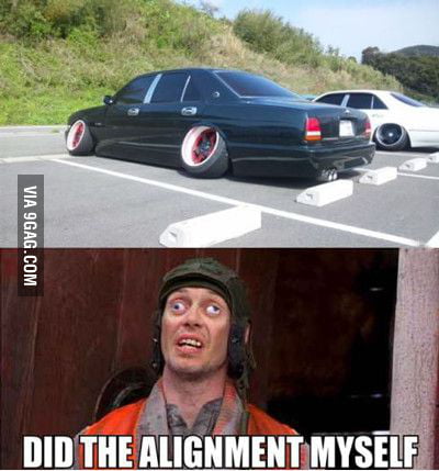 Did the alignment myself - 9GAG