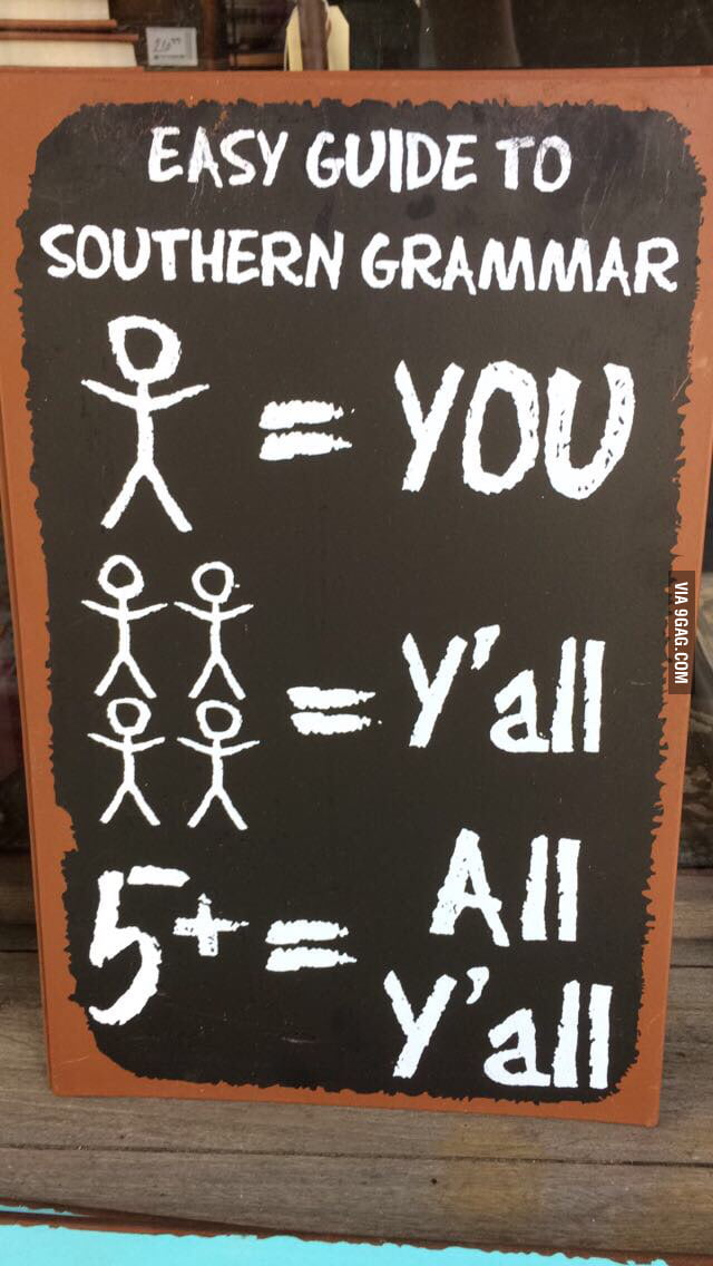 Southern Grammar 101 - 9GAG