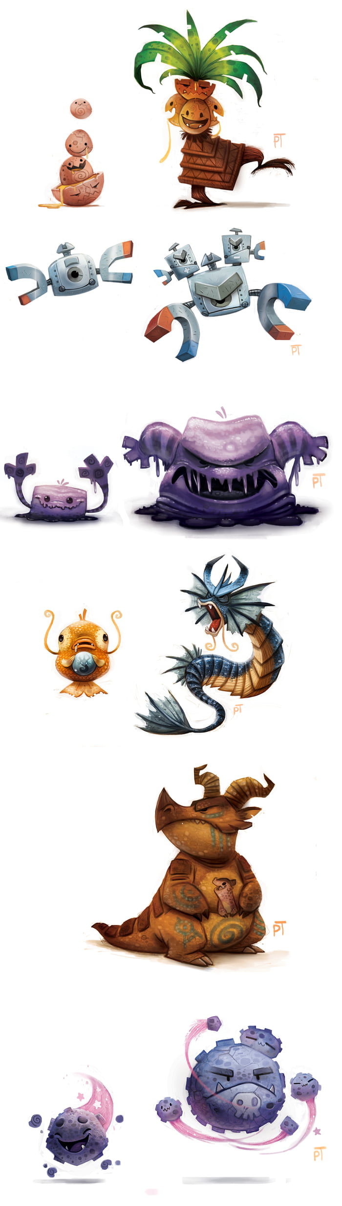 Imagine a pokemon game with this art style. The artist is called ...