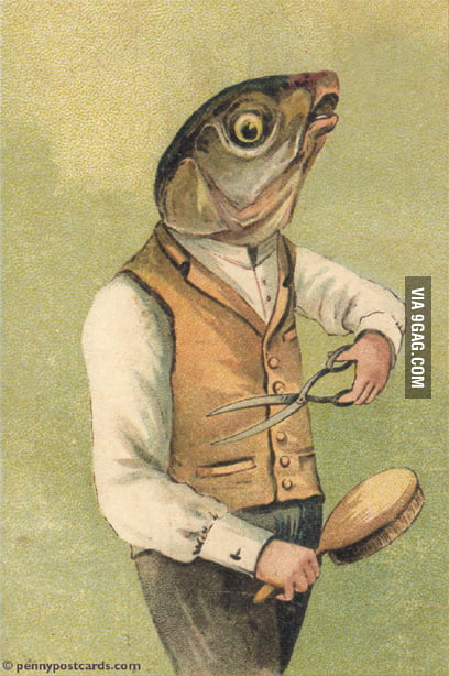 Fish Barber - your argument is invalid - 9GAG