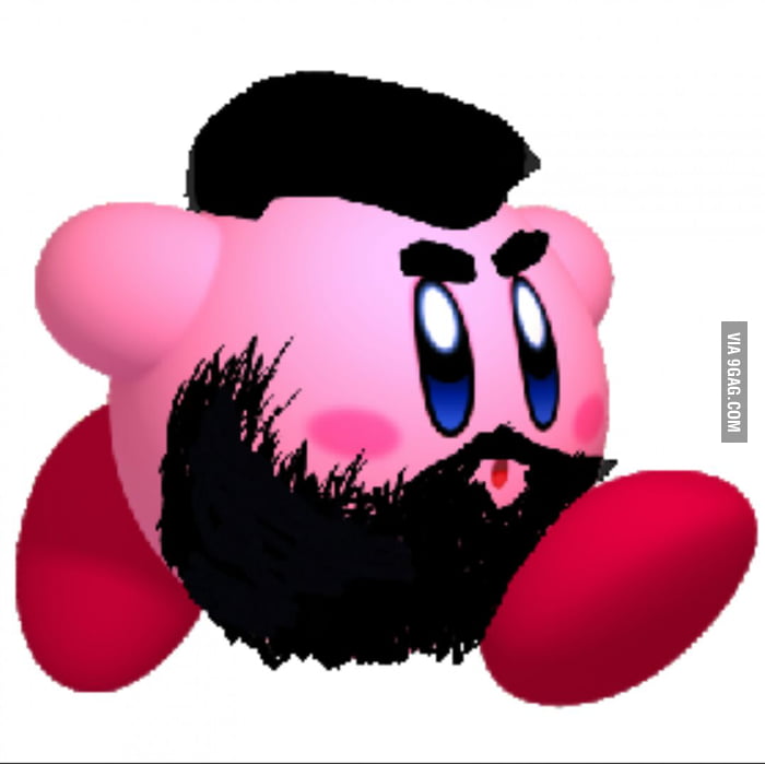 "If Kirby grew a beard it would also be his pubes" -Some guy on the Trending page - 9GAG