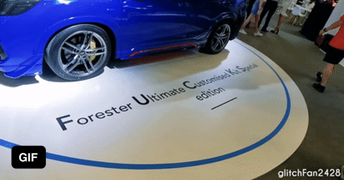 Subaru announcing the F.U.C.K.S. edition an auto show - 9GAG