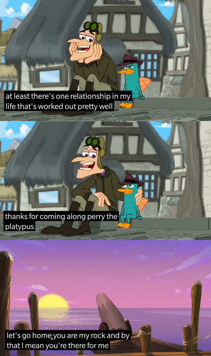 Doof isn't actually evil at all, just had a really bad past - 9GAG