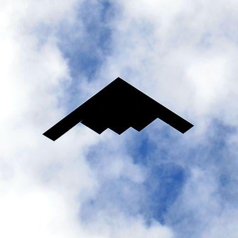This isn’t dead pixels, or a hole in the sky, it’s a B-2 Stealth bomber ...