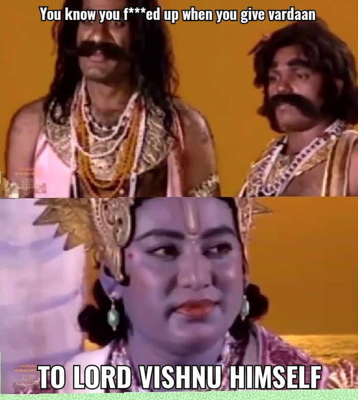 All hail lord vishnu - 9GAG