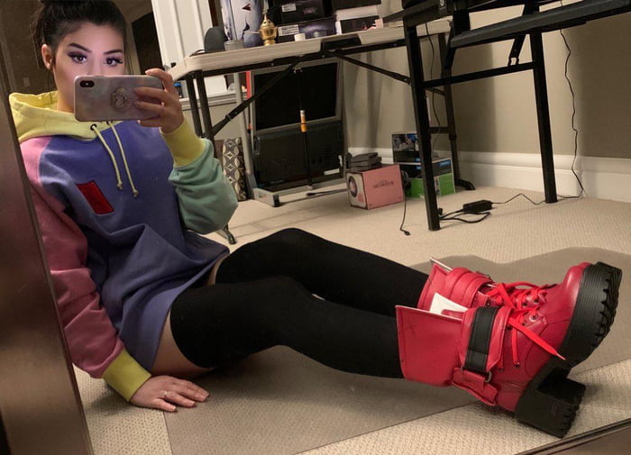 Final Fantasy VII Remake Tifa Boots/Thigh Highs. - 9GAG