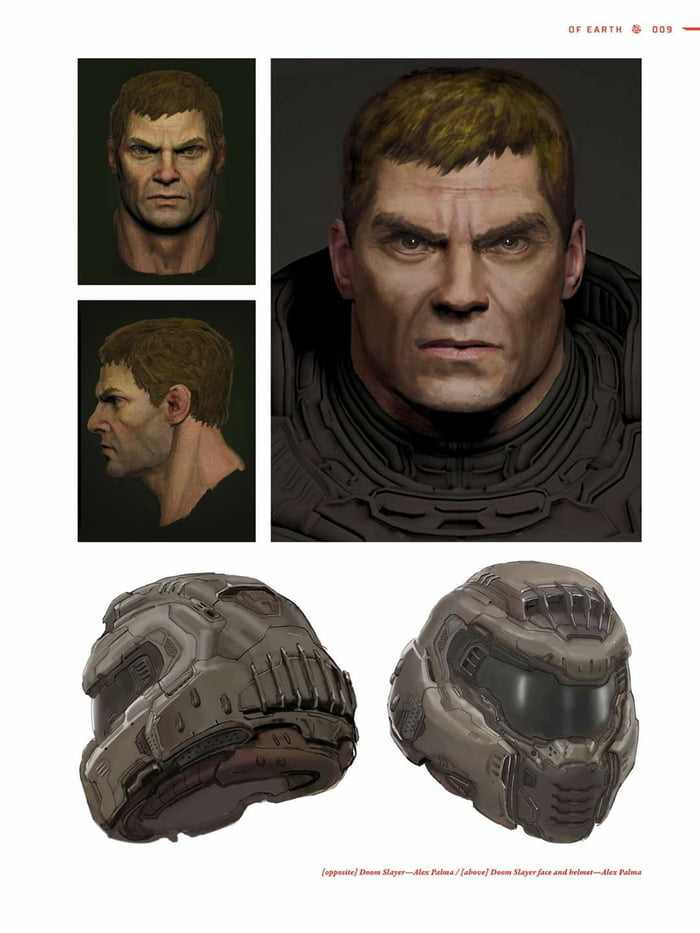 Doom Slayer's face reveal (Im glad they're sticking with the og design ...
