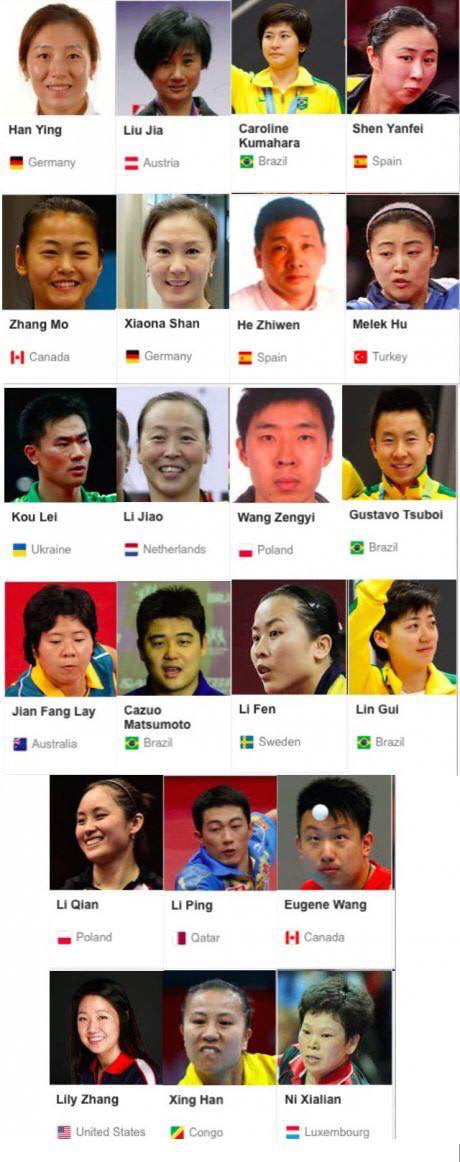 The amazing diversity in table tennis players around the world - 9GAG