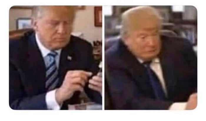 Trump:Hey siri, how many miles did i run today? Siri: okay sending ...