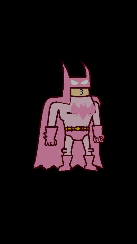 My first low quality batman... (done with paint) - 9GAG