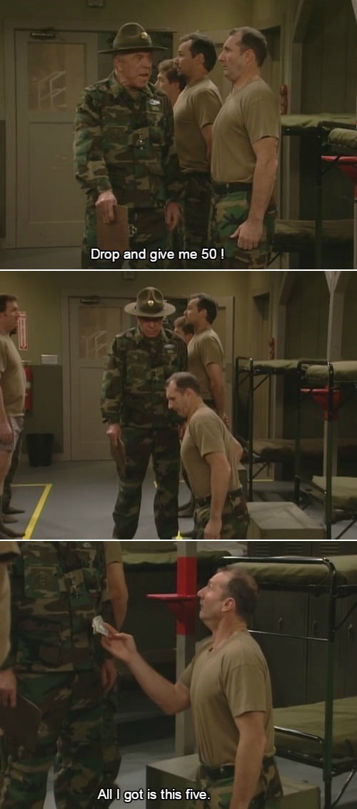 Newbie in the army. - 9GAG