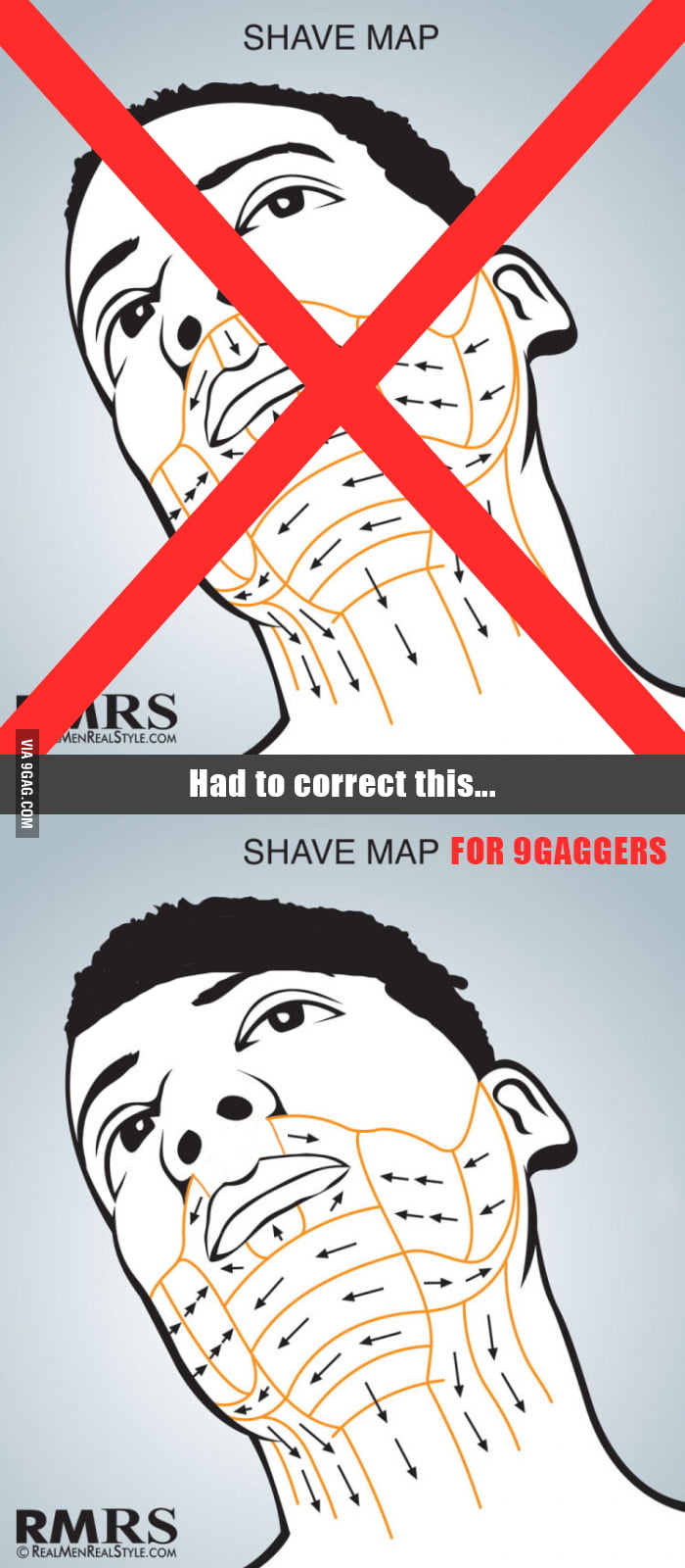 How real men shave - 9GAG