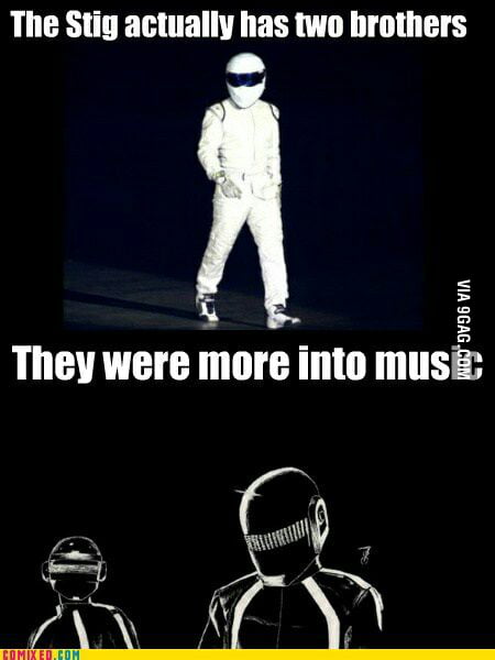 The Stig and Daft Punk - 9GAG