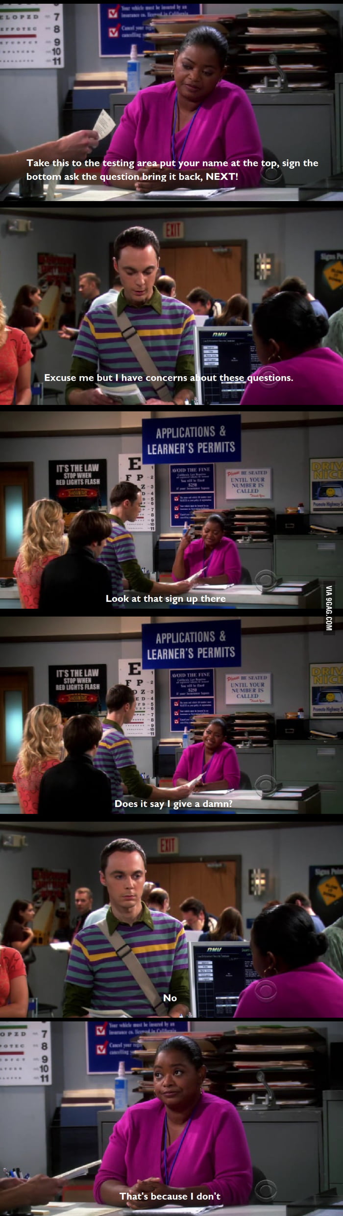 Sheldon being Sheldon - 9GAG