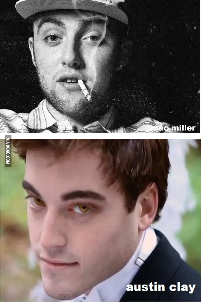 Meet robert pattinson doppelganger.. mac miller and austin clay - 9GAG