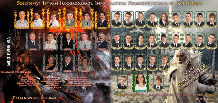 This is our graduation tableau - 9GAG