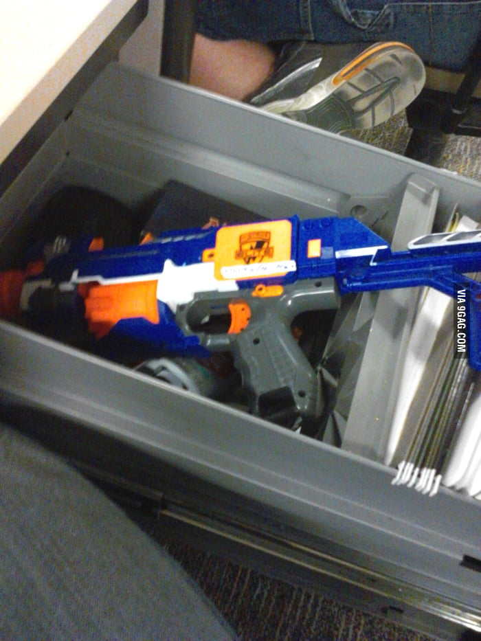 We are having a nerf war in our office, I have no mercy - 9GAG