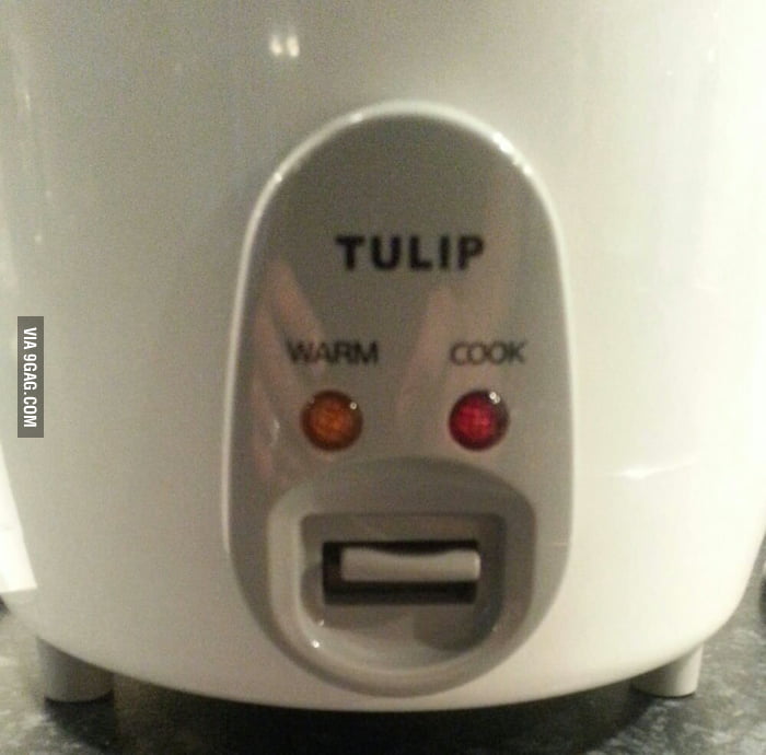 Rice cooker has seen some weird shit - 9GAG