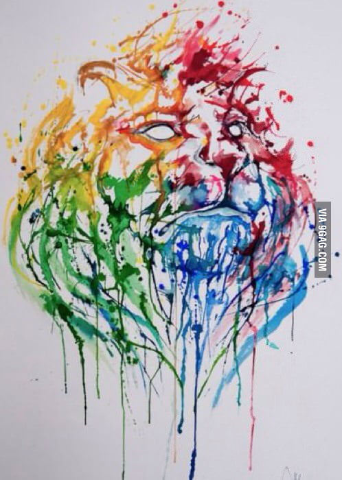 My 6 year old made this. I think she is the next Picasso :) - 9GAG