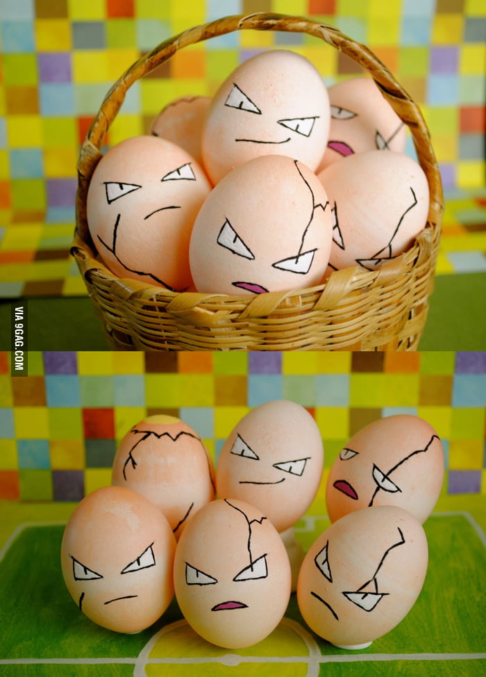 Exeggcute Easter Eggs - 9GAG