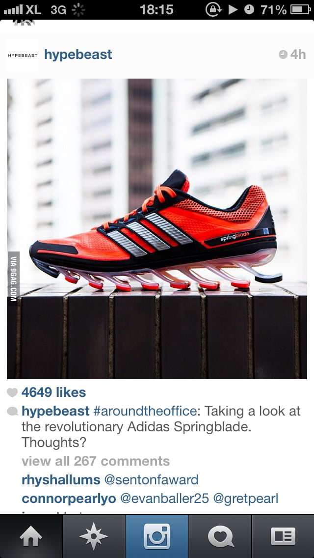 Adidas is taking it to a whole new level - 9GAG