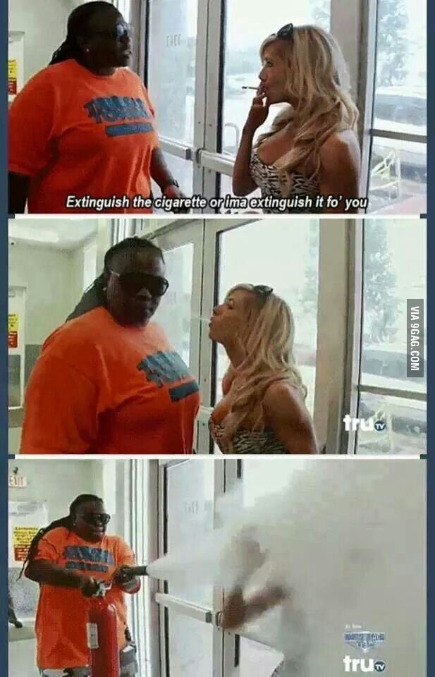 Stupid blonde b*tch - 9GAG