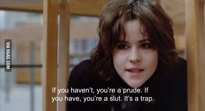 Even goth 1985 Ally Sheedy knew the score - 9GAG