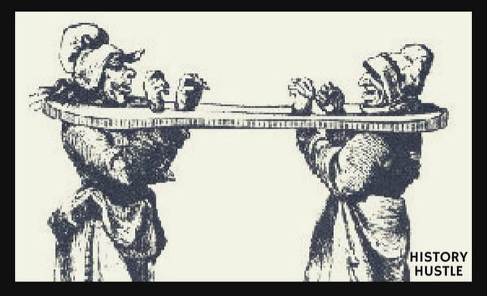 In the middle ages, the "shrew's fiddle" was used to punish people who ...