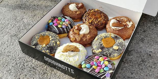 Nine hand-made doughnuts. Try eating just one and then walking away. - 9GAG