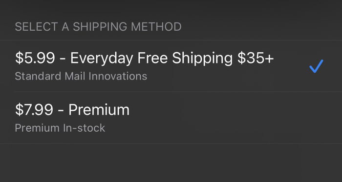Ah yes, free shipping (this is for a $200 item) - 9GAG