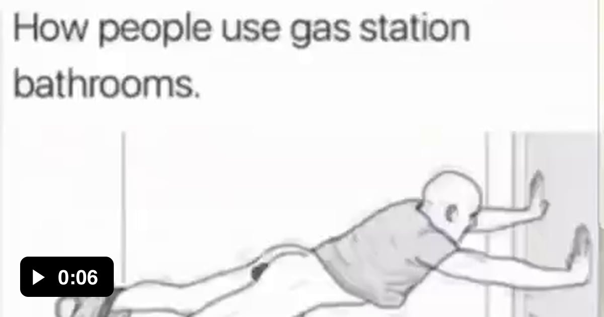 Literally every gas station washroom I've been in - 9GAG