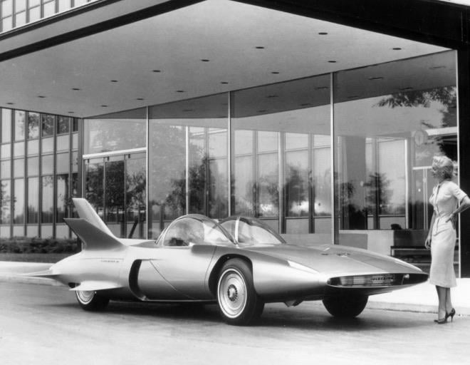 General Motors Firebird III concept in 1958 | Credit: Winno - 9GAG