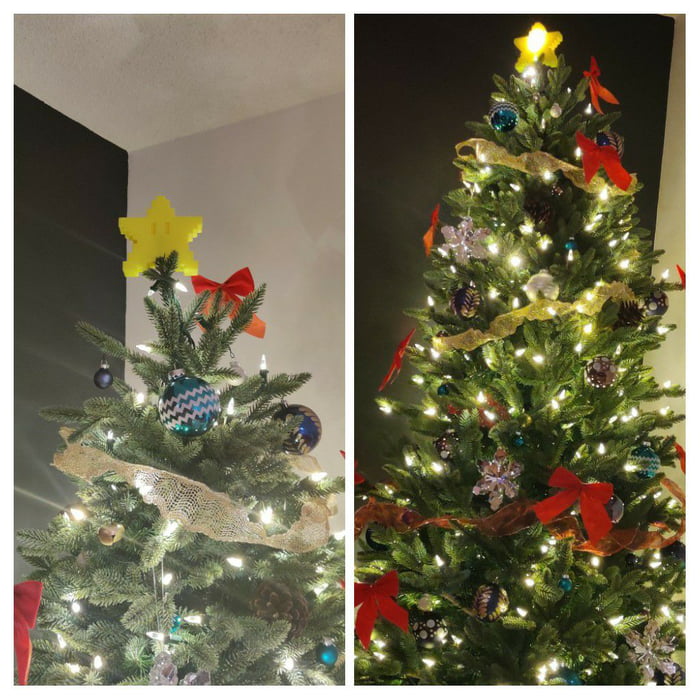 3d printed tree topper, merry Christmas my dudes! - 9GAG
