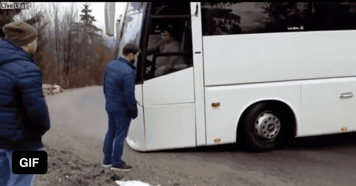 The bus is stuck... oh wait - 9GAG