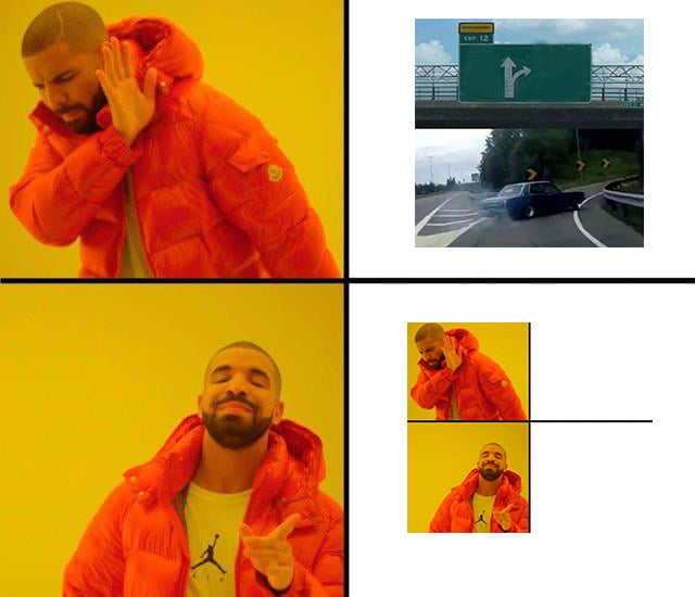 Fire Drake Memes Original Drake Meme > Fake Drake Meme 9GAG