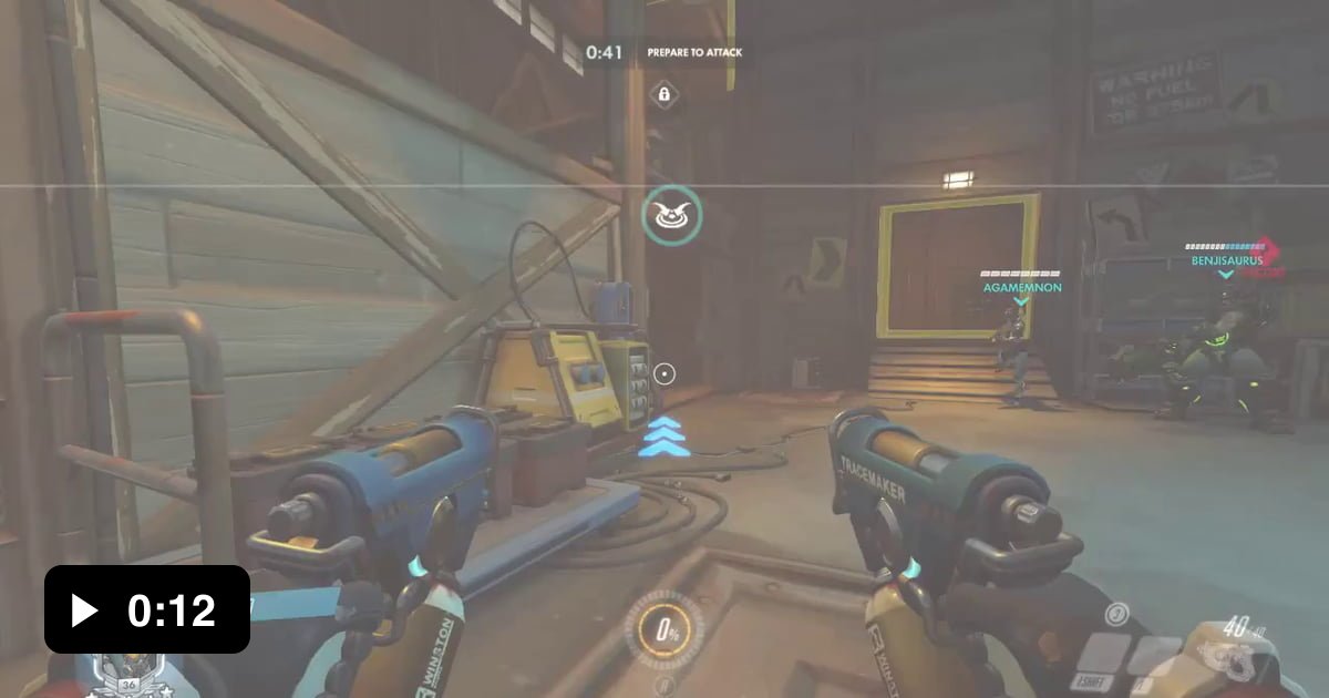 LPT: Junkertown spawn door can be open by tracer alone - 9GAG